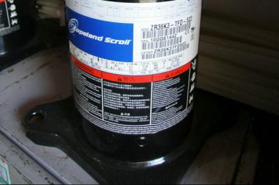 중국 1.24L 냉각 Copeland 일폭 압축기 R22 ZR36KH-TFD-522 3HP 판매용