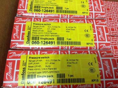China Refrigeration Pressure Controller KP15 Model 06126491 8 To 32 Bar PE 4 Bar Fixed KP15 060-126491 R134A/R22/R407C for sale