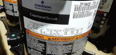 China Compressor hermético do compressor ZB21KQE-PFJ-558 Copeland do rolo de 3HP Copeland para a refrigeração à venda