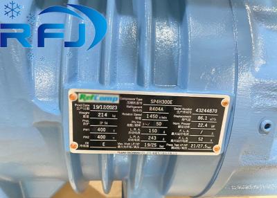 China Refrigerant R404a 22.4kw SP4H300E 30HP Screw Compressor for Cold Storage for sale