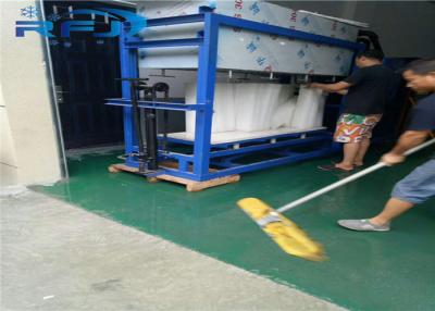 China Air Cooling System Big Ice Block Making Machine Commercial Production 10 Tons / Day for sale