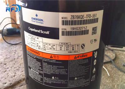 중국 움직이지 않는 R410A 3.5HP 냉동 스크롤 압축기 ZB26KQE-TFD-558 판매용
