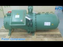 R407 Screw Piston Compressor Chiller 140HP HVAC Green For Condensing Units