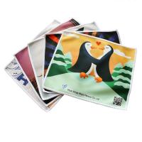 China 160-230gsm Microfiber Lens Cloth Customized Pattern Stain Resistant for sale