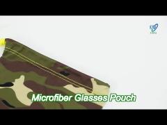 Oem Odm Microfiber Glasses Pouch 15X20Cm With Hot Transfer Printing