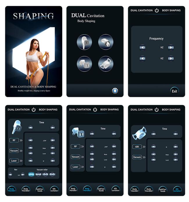 GOMECY VelaBody Massage Anti Cellulite Machine Cavitation Radio Frequency RF Fat Reduction Machine Vacuum Weight Loss Machine