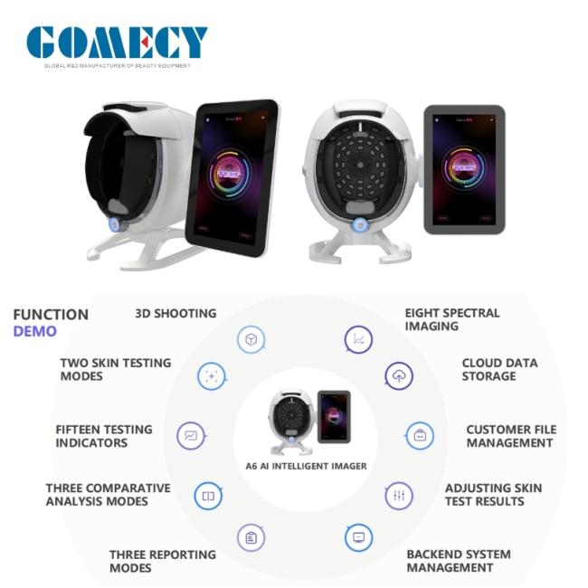 15 Types Detection Indicators Skin Analyzer Facial Diagnostic Skin Moisture Test Facial Analysis 3d Skin Analysis Machine