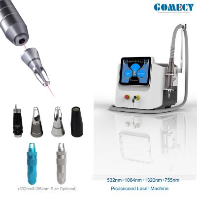 China 1000W Picosecond Laser Machine 110V / 220V Adjustable Spot Size 2-10mm For Tattoo Removal for sale
