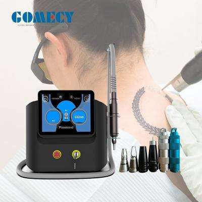 Cina 532nm 755nm 1064nm Q Switched Nd YAG Laser Machine / Beauty Machine per la rimozione del tatuaggio in vendita