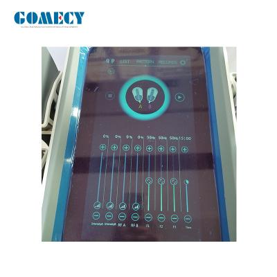 China 18 Inch Screen EMS RF Muscle Sculpting Building Machine with Piano Sound and 1 Pelvic Floor Training Seat Paddle for sale