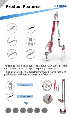 Cina High-Quality 10600 Nm Laser Co2 Fractional Beauty Machine For Skin Resurfacing Acne Scars in vendita