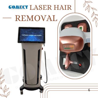 China GOMECY White 4 Wavelengths Diode Laser Hair Removal Device with Advanced Android System for sale