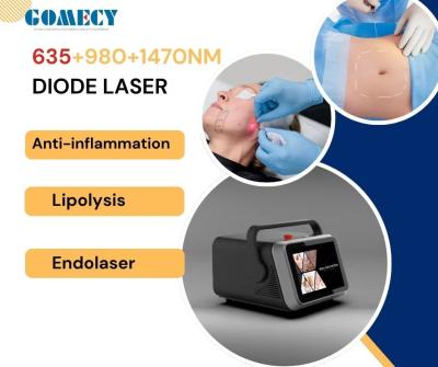 China 1470nm 980nm Fiber Cutting Hemorrhoid Laser Treating Proctology Surgical Laser Machine Liposuction Endolift Laser for sale
