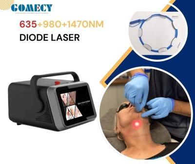 China Endo Face Lifting Lipolysis Laser Liposuction Body Slimming Machine Diode 635 980 1470nm Endolaser Laser Equipment for sale