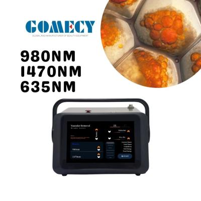 China Optical Fiber Laser Diodo Endolaser 980 1470nm 1470 Machine for Lipolysis and Body Contouring for sale