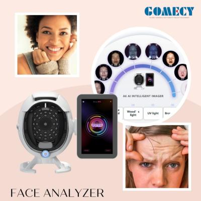 China GMS- A6 Al Intelligente Gesichtsanalysator Maschine 15 Hautprobleme Analyse mit 8 Spektralbildtechnologien zu verkaufen