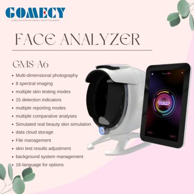 China GMS- A6 Máquina analizadora facial inteligente con 8 tecnologías de imagen espectral para el análisis con un clic de 15 problemas de la piel en venta