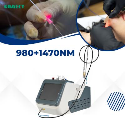 China Surgical 980nm 1470nm Diode Laser for EVLT Vascular Removal Nail Fungus Treatment and Professional Laser Lipolysis Equipment for sale