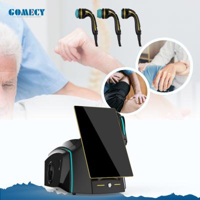 China Focused Shockwave Therapy Machine for Deep Tissue Pain Relief Electromagnetic ESWT Physiotherapy Device with 15.6 Inch Screen for sale