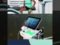 Intelligent 3-In-1 Ultrasonic Physiotherapy Machine With Pneumatic Shockwave Ultra Deep Vibration Electrotherapy