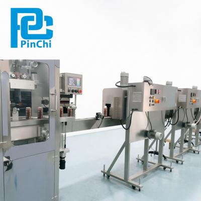 China Auto Labeling Hdpe POF Bottle Shrink Sleeve Machine 2PH 50Hz 220V for sale