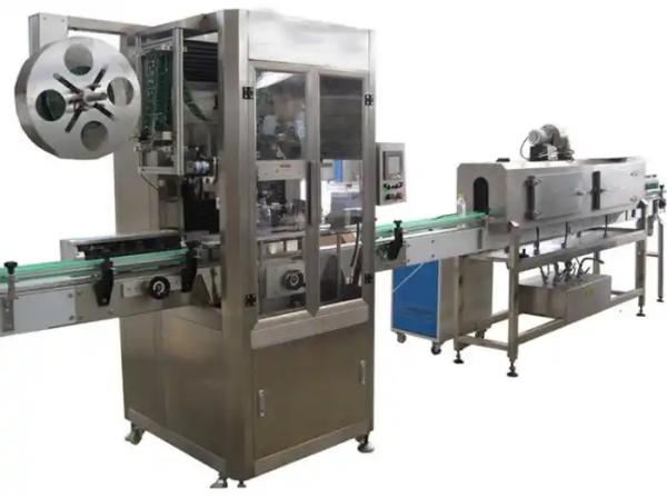 Quality 8500pcs/Hr Curved Bottle Shrink Sleeve Machine Applicator SUS304 Stainless Steel for sale