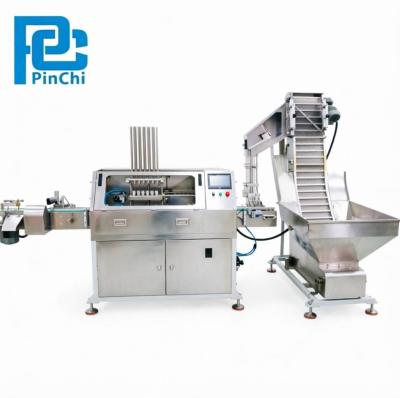 China 3 Cavities Wadding Plastic Cap Lining Machine For Food Beverage Industry 220V for sale