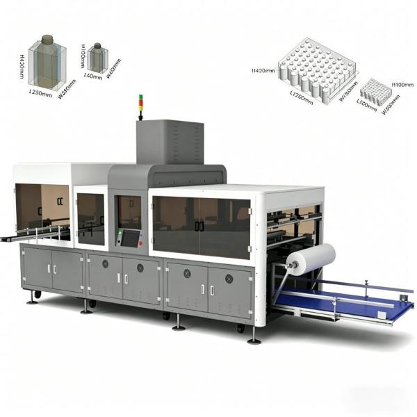 Quality 6KW/H Industrial Packing Machine 2500ml Pet Bottle Packaging Machine for sale