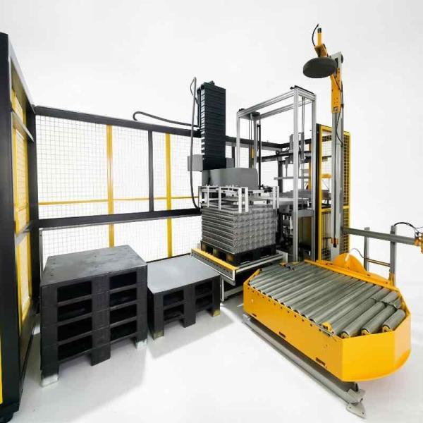 Quality High Speed Bottle Palletizer with PLC Control and Versatile Design for Automated Palletizing for sale