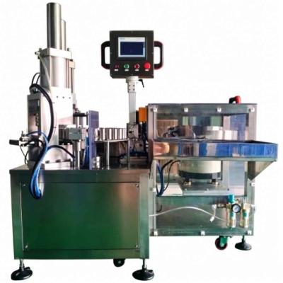 China High-Speed Rotary Cap Assembly Machine with 4000 Pcs/h Production, PLC Control, and 304 Stainless Steel Construction for sale