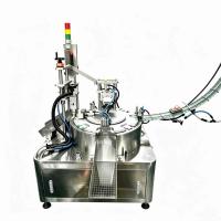 China Fully Automatic Stainless Steel PLC Control Cap Assembly Machine for Bottle Capping for sale