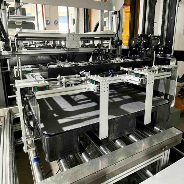 Quality Fully Automatic Gantry Palletizing And Inline Stretch Wrapping System for sale