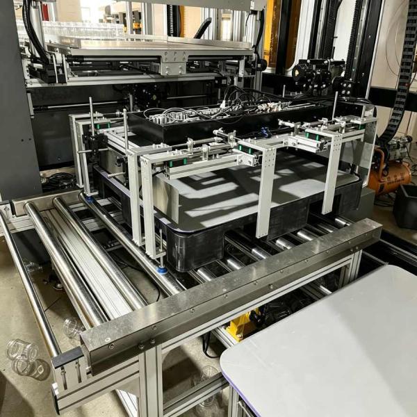 Quality Automatic Bottle Palletizer with High-Speed Stacking PLC Control System and for sale