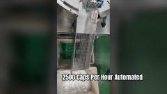 High Speed Automatic Bottle Cap Assembly Machine 2500 CPH