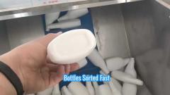 Bottle Unscrambler Machine Plastic Bottles Sorted Fast
