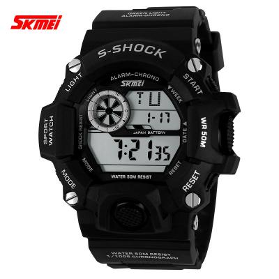 China S-SHOCK Style Multifunctional Sport Watch EL Backlight Waterproof 5ATM for sale
