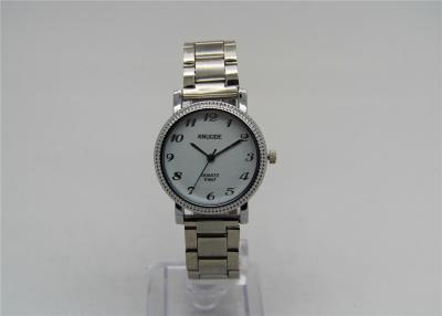 China Lady Japan analog Movement Metal Strap Watch black dial patterned finish case for sale
