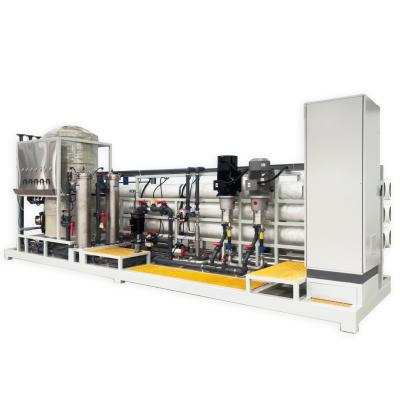 China Máquina da dessanilização do sistema RO do filtro de água da osmose reversa 200TPD à venda
