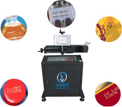 China high speed flying laser inner engraving and marking machine inner and surface engraving for batch production for sale