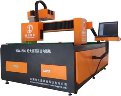 China Large scale 3D Crystal Glass Printing Craving Inner Inside Laser Engraving Machine 3m by 5m for sale