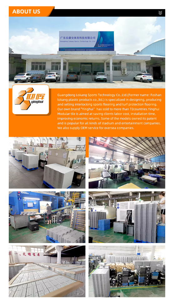 UV-resistant plastic flooring tiles