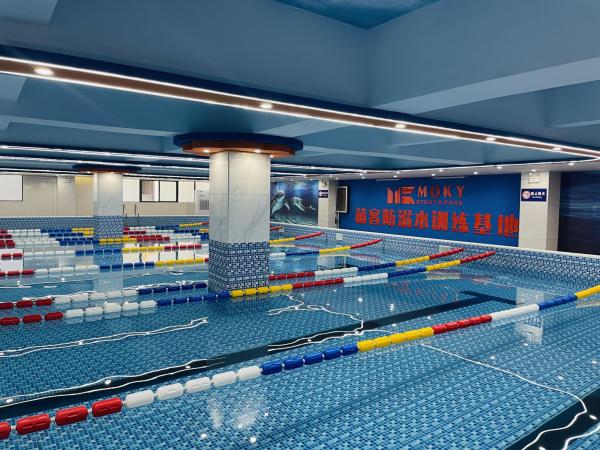 Quality Durable Wood PVC Above Ground Swimming Pool With Intelligent Controls Thermal Insulation for sale