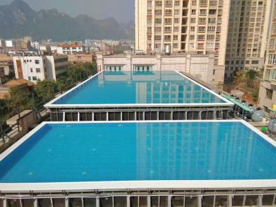 中国 屋外の地上プールキット ヘビーデューティーフレーム 2000MM 深さ カスタマイズ 販売のため