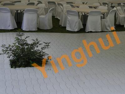 China Outdoor Temporary Tent Floor Covering Portable Turf Protection Event Flooring for sale