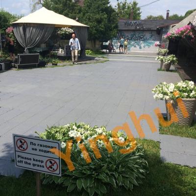 China Plastic Concert Party Tent Flooring Outdoor Temporary Modular Event Floor for sale