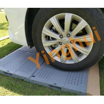 China Gray Portable Outdoor Flooring Turf protection Event Temporary Floor for sale