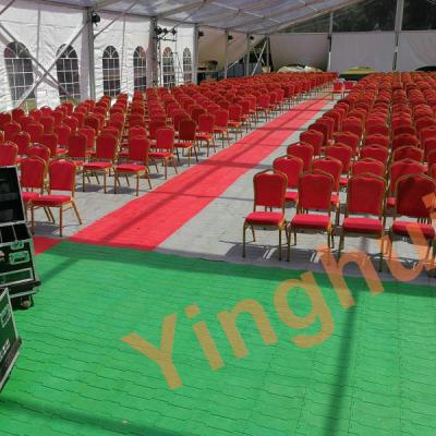 China PP Interlocking Tiles Portable Event Flooring Outdoor Party Tent Event Floor for sale