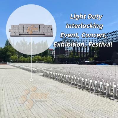 China Event Flooring Manufacturer Folding Plastic Outdoor protection Grass Concert Festival Activity Flooring for sale