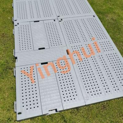 China Big Floors DuraGrid Outdoor Modular Interlocking Floor Plastic Deck Tile for Event for sale