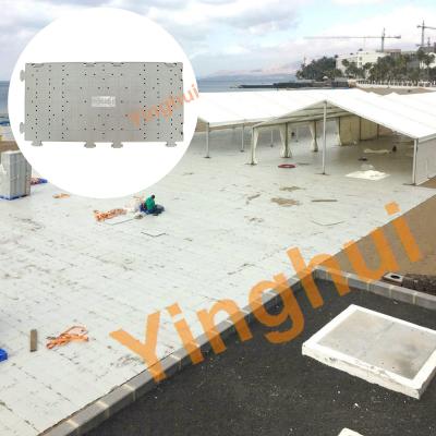 China Portable Plastic PP Modular Grass Protective Flooring Outdoor Temporary Deck Carpet Event Flooring for sale